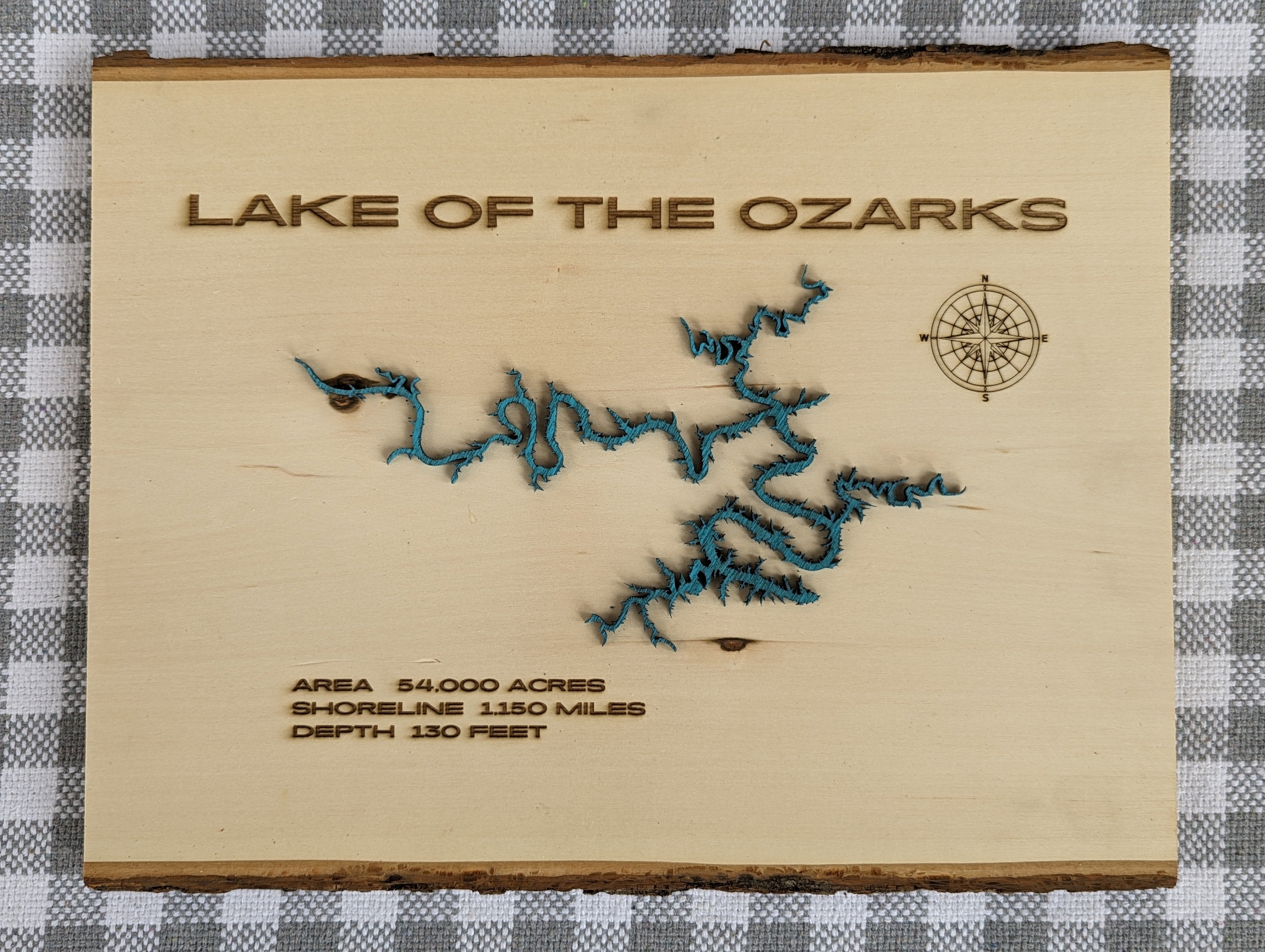 Lake of the Ozarks sign – Liberty Bell Laser Co.